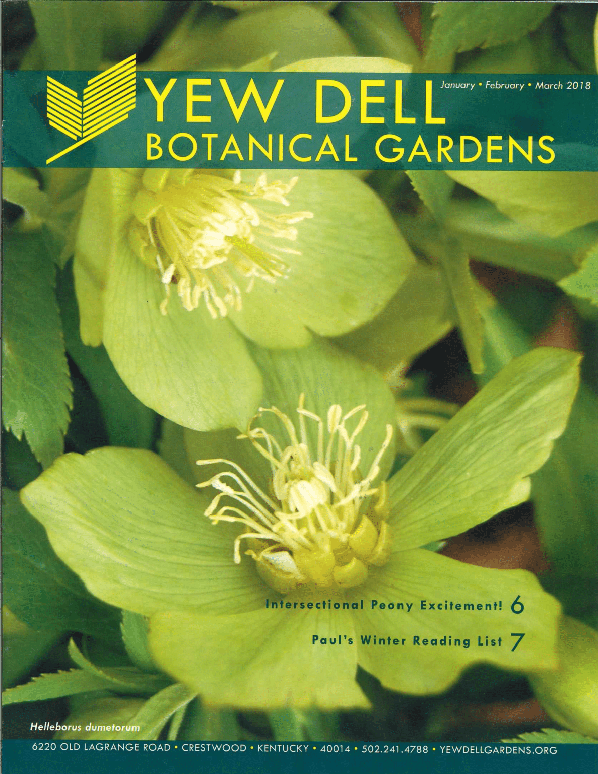 Newsletters | Yew Dell Botanical Gardens